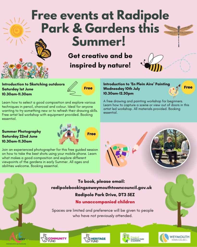 FREE Event; Summer Photography in Radipole Park and Gardens June 2024 ...
